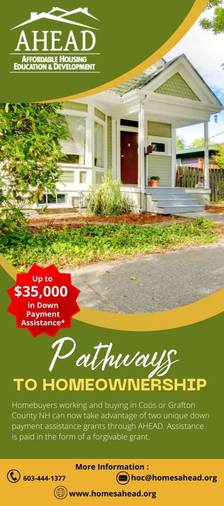 Homeownership Education in Littleton NH - AHEAD - Pathways to Homeownership